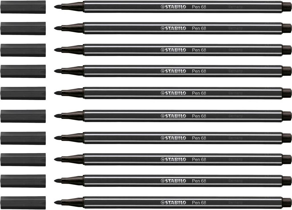 STABILO Pen 68 plnicí pera, černá, 10 ks. | Kaufland.cz