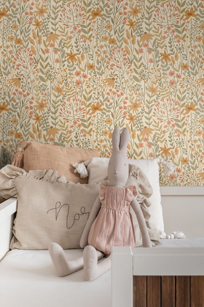 ESTAhome Tapete Feldblumen Orange und | Kaufland.de