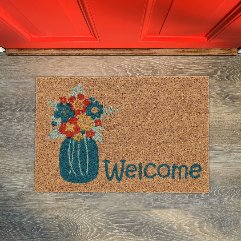 relaxdays Kokos Fußmatte "Welcome" Fußmatte | Kaufland.de