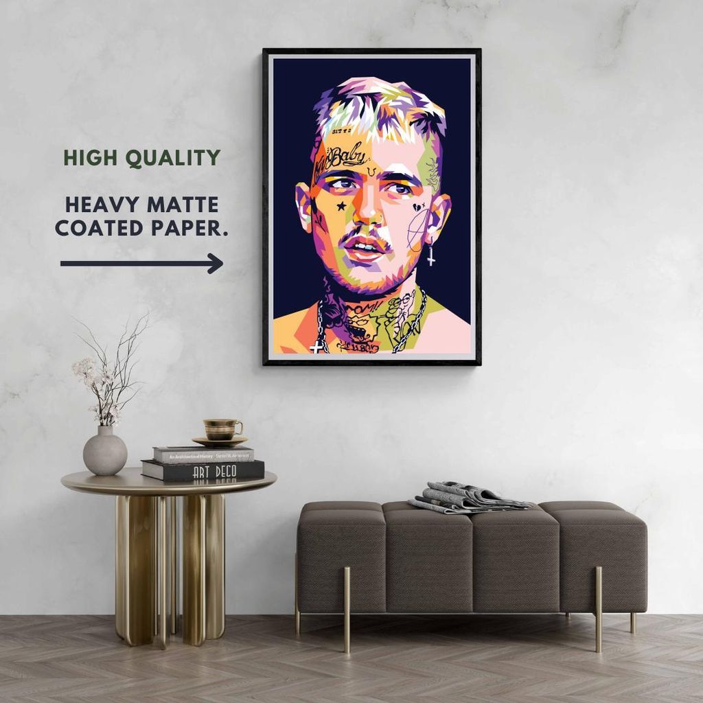 Lil Peep Poster - Blauer Poster - Musik | Kaufland.de