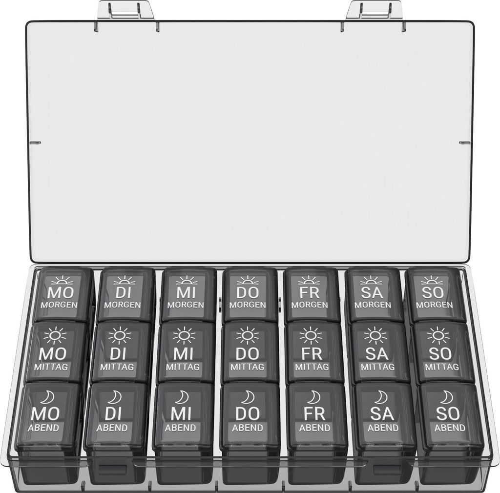 WELLGRO Tablettenbox für 7 Tage - je 3 Fächer | Kaufland.de