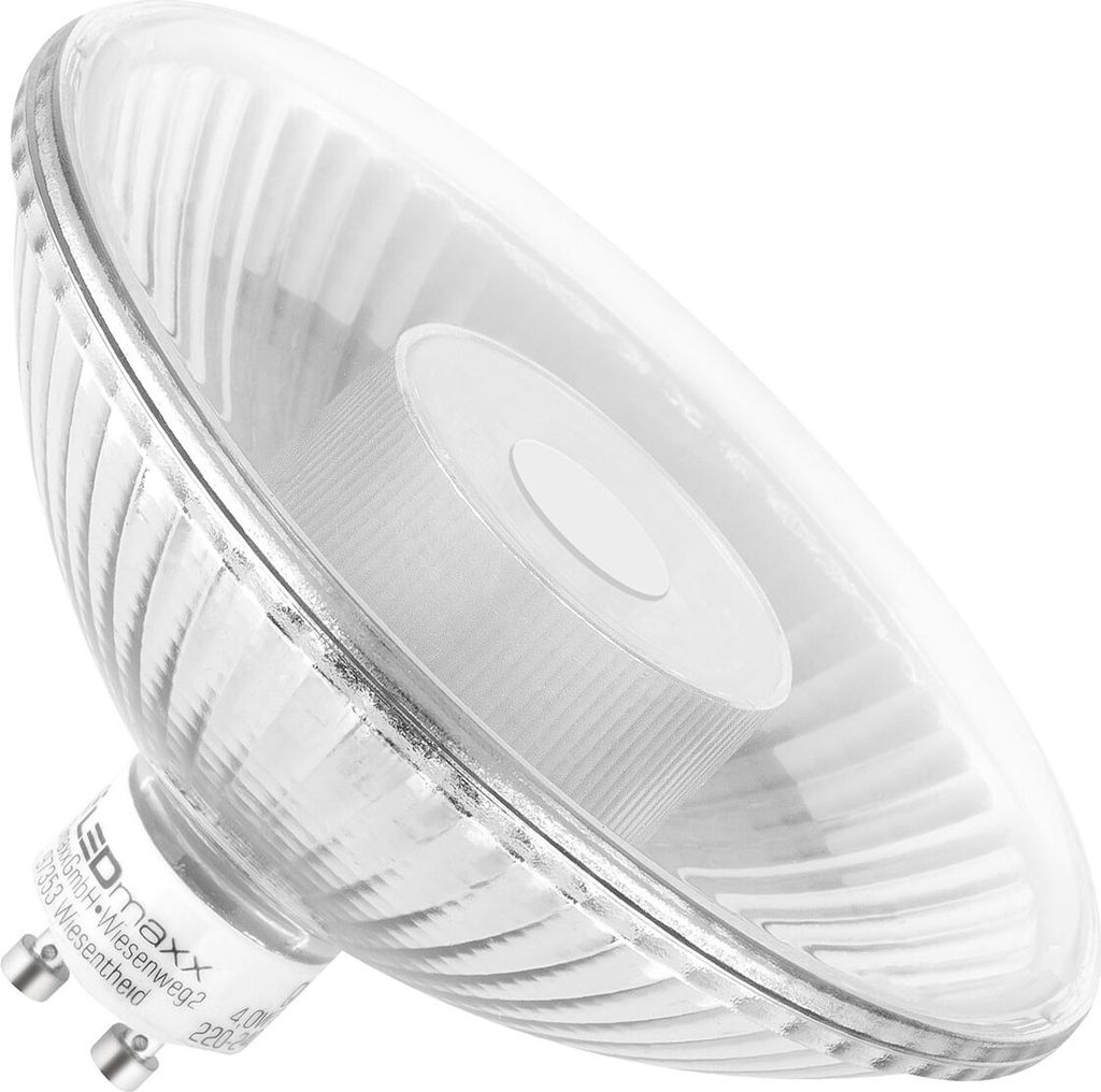 LED Leuchtmittel Glas Reflektor QPAR111 6,5W GU10 465lm