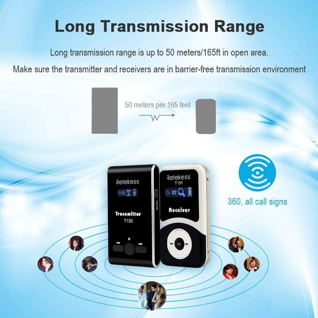 Retekess T130-T131 Drahtloses Leitsystem, | Kaufland.de