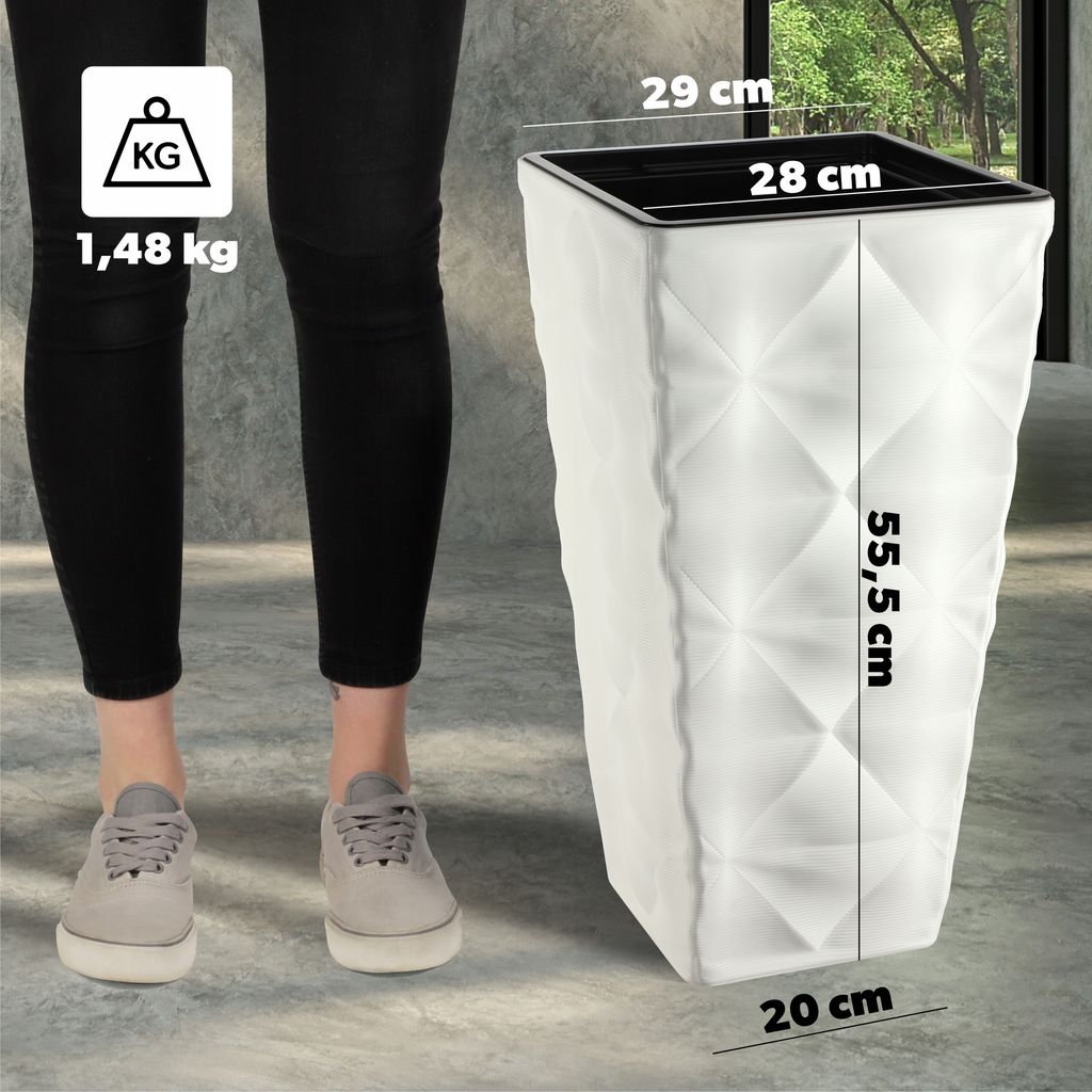 KADAX květináč s 3D efektem "Bando", z | Kaufland.cz