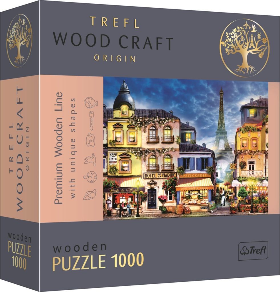 TREFL Wood Craft Origin puzzle Francouzská | Kaufland.sk
