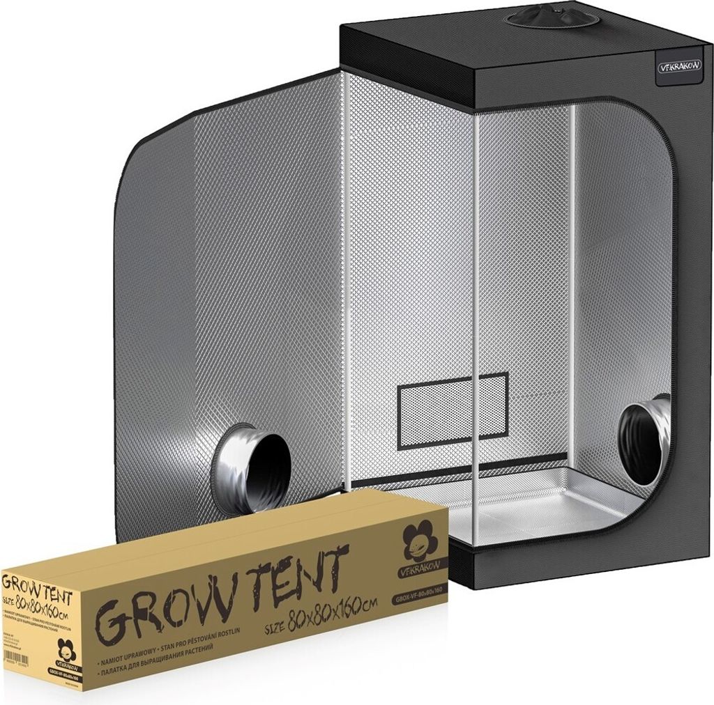 Growbox 80x80x160cm Growzelt Pflanzenzelt | Kaufland.de