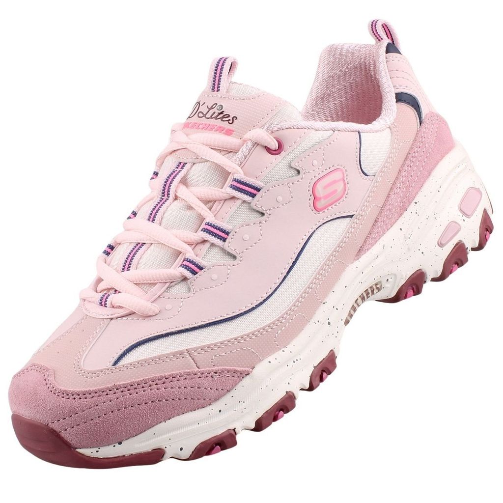 Skechers D´Lites Bold Views Damen Sneaker Rosa Sneaker