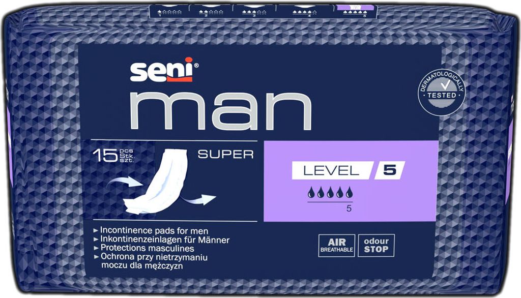 Seni Man Super Level 5 Inkontinenzeinlage | | Kaufland.de
