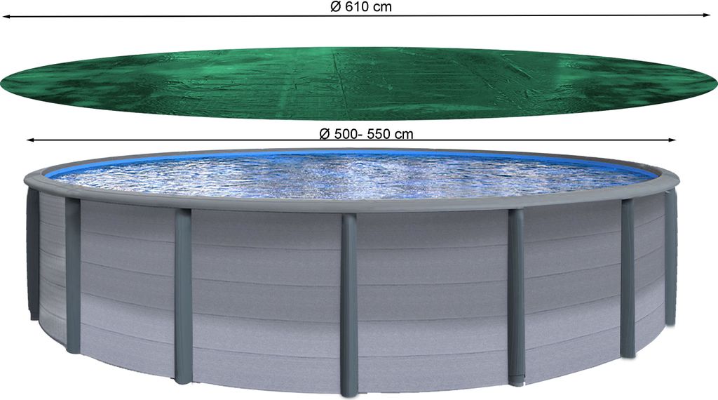 Abdeckplane Pool Rund Planenmaß : Ø 610cm | Kaufland.de
