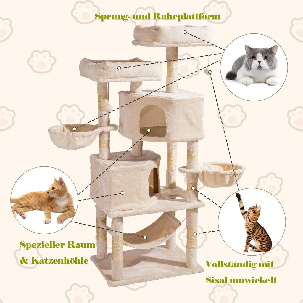 Glamexx24 Kratzbaum Katzenbaum Sisal | Kaufland.de