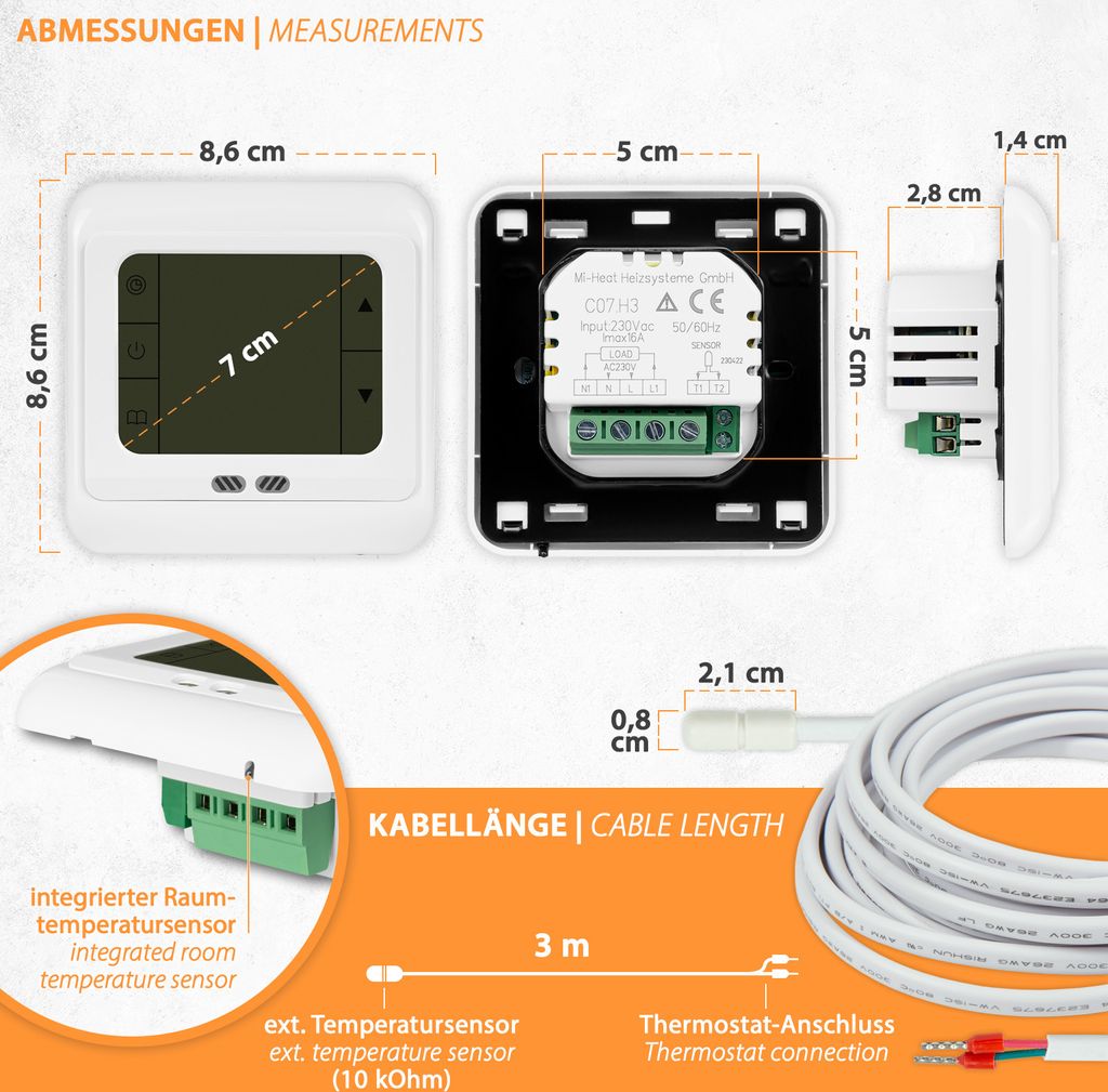 Dotykový termostat s digitálnym ovládaním | Kaufland.sk