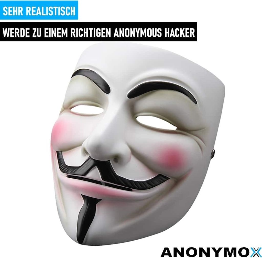 ANONYMOX Guy Fawkes Maska Anonymous Vendetta | Kaufland.cz