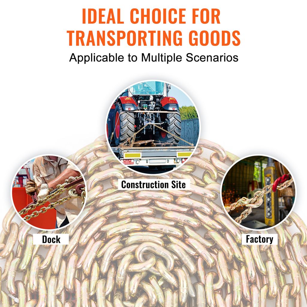 VEVOR Abschleppkette 9,53 mm x 6 m Rückekette | Kaufland.de