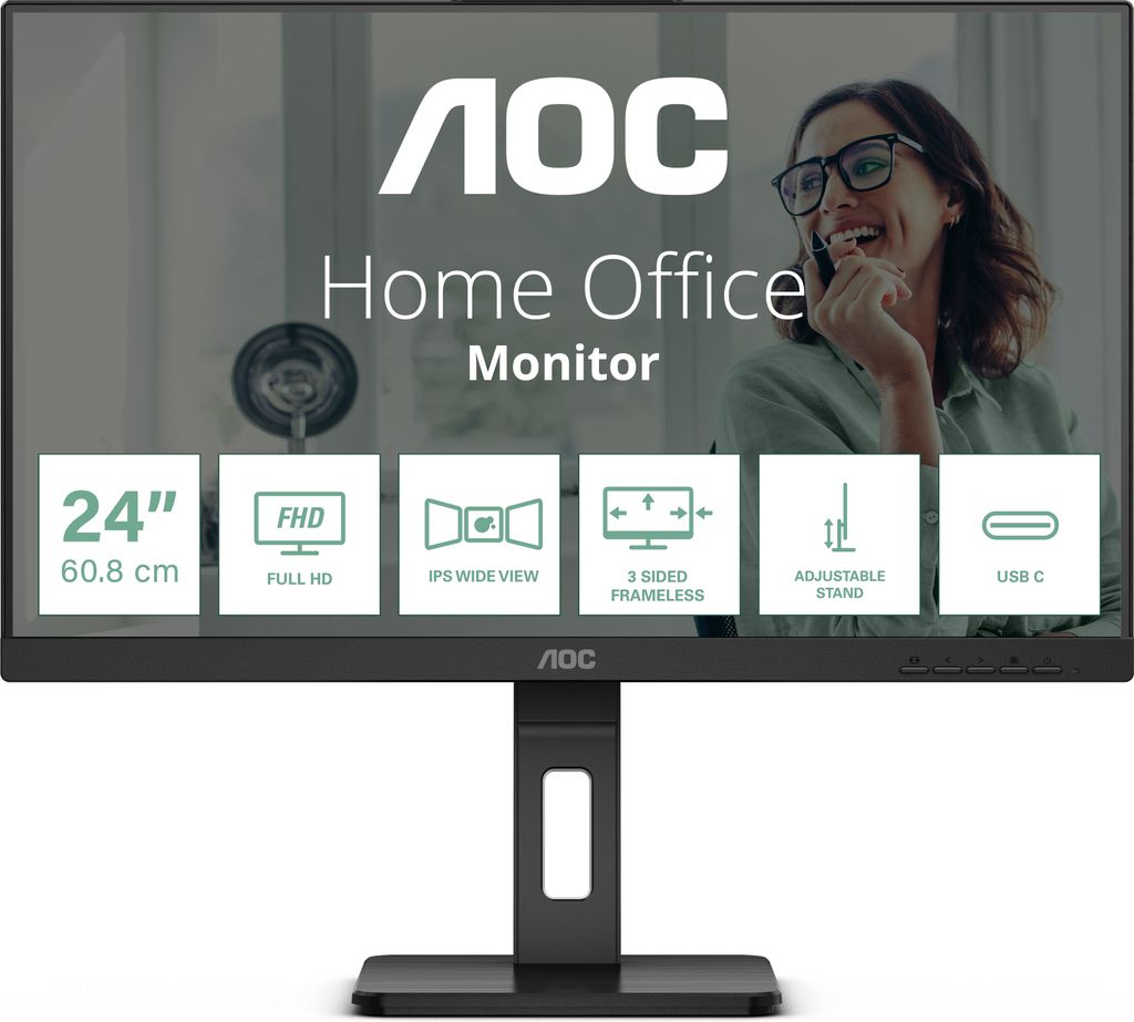 AOC 24P3CV LED display 60,5 cm (23.8") 1920 x 1080 Pixel