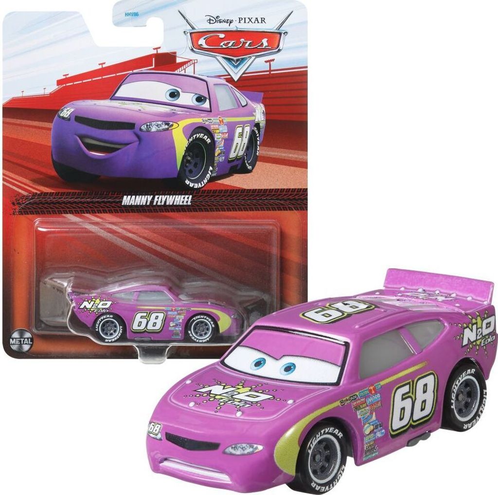 Mattel DXV29; GRR54 - Disney Pixar Cars Die-Cast Manny