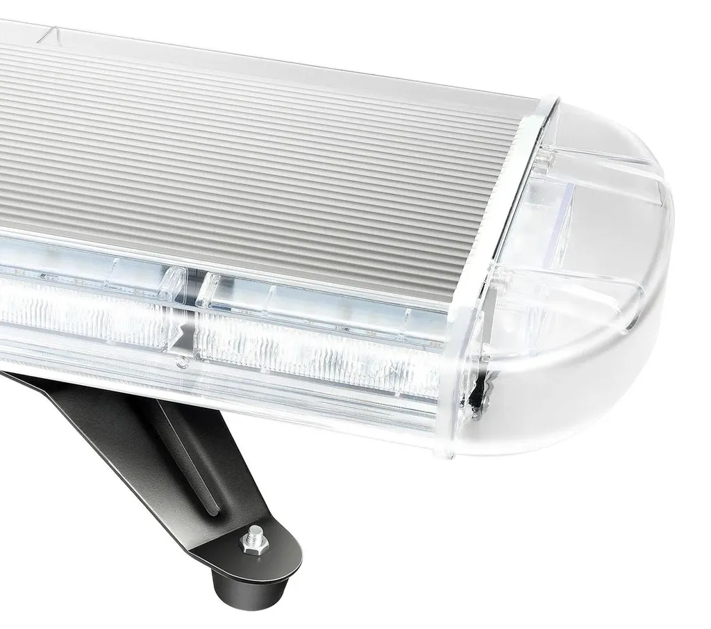 Rampe stroboscopique LED 96W jaune - Gyrophare de toit pour dépanneuse 12V