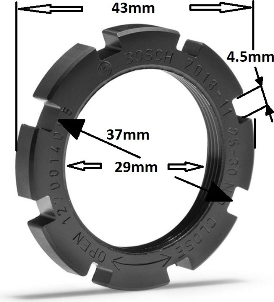 Bosch Ebike Motor Kettenblatt Spider Lockring | Kaufland.de