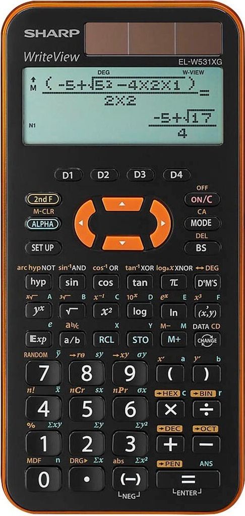 Sharp WriteView EL-W531XG - Vedecká kalkulačka - 10 číslic