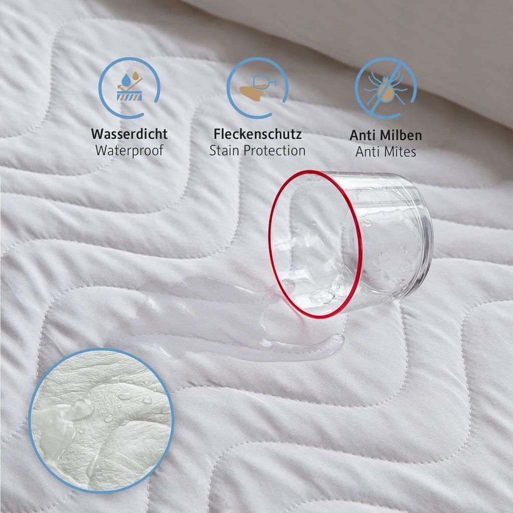 Komfortec Matratzenschoner 2er Set 90x200 cm | Kaufland.de