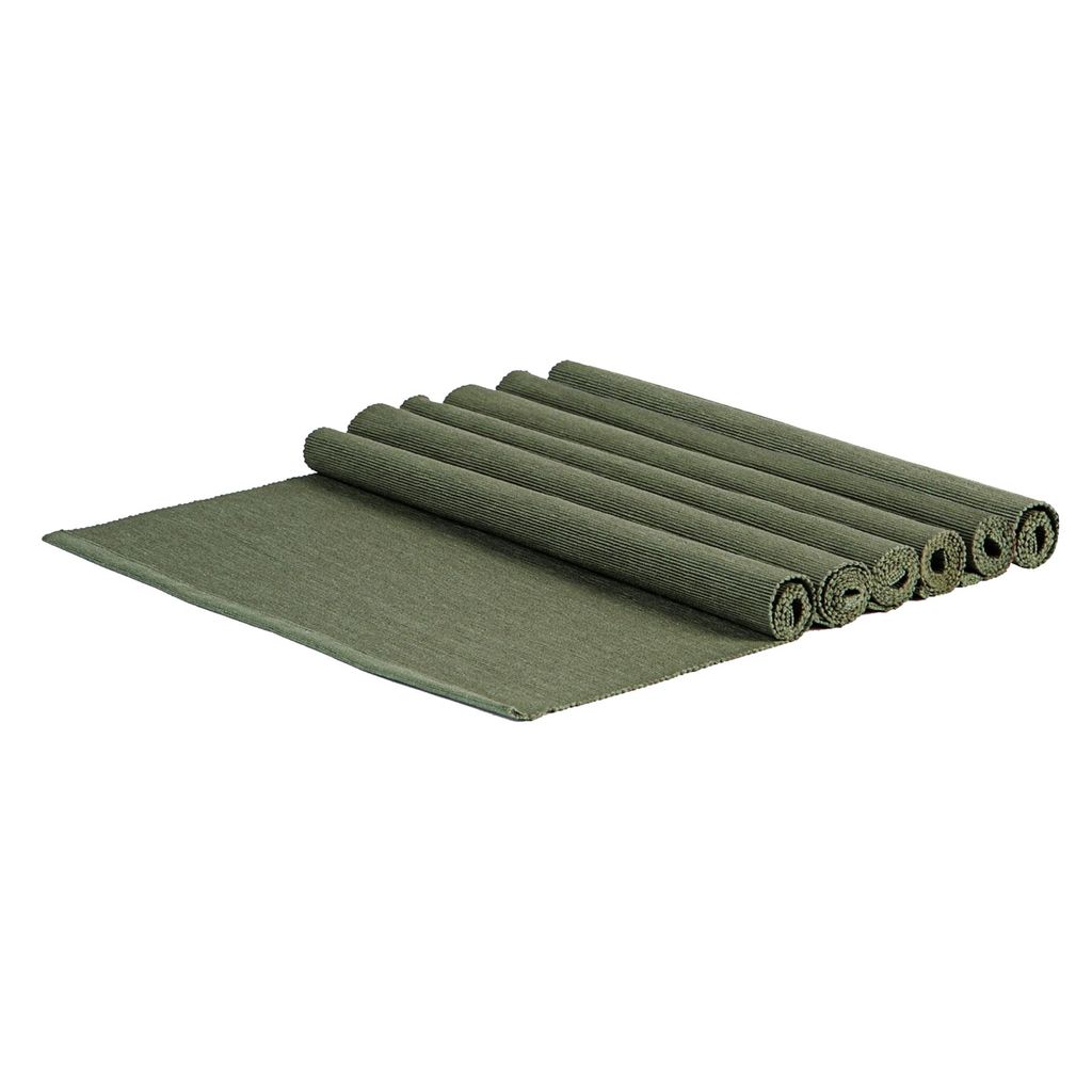 Nicola Spring Baumwollgewebe Tischsets - Hitzebeständige