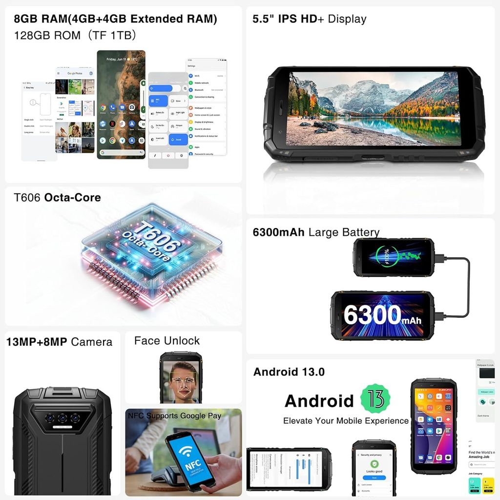 DOOGEE S41 Plus Outdoor Handy 8GB+128GB Octa | Kaufland.de