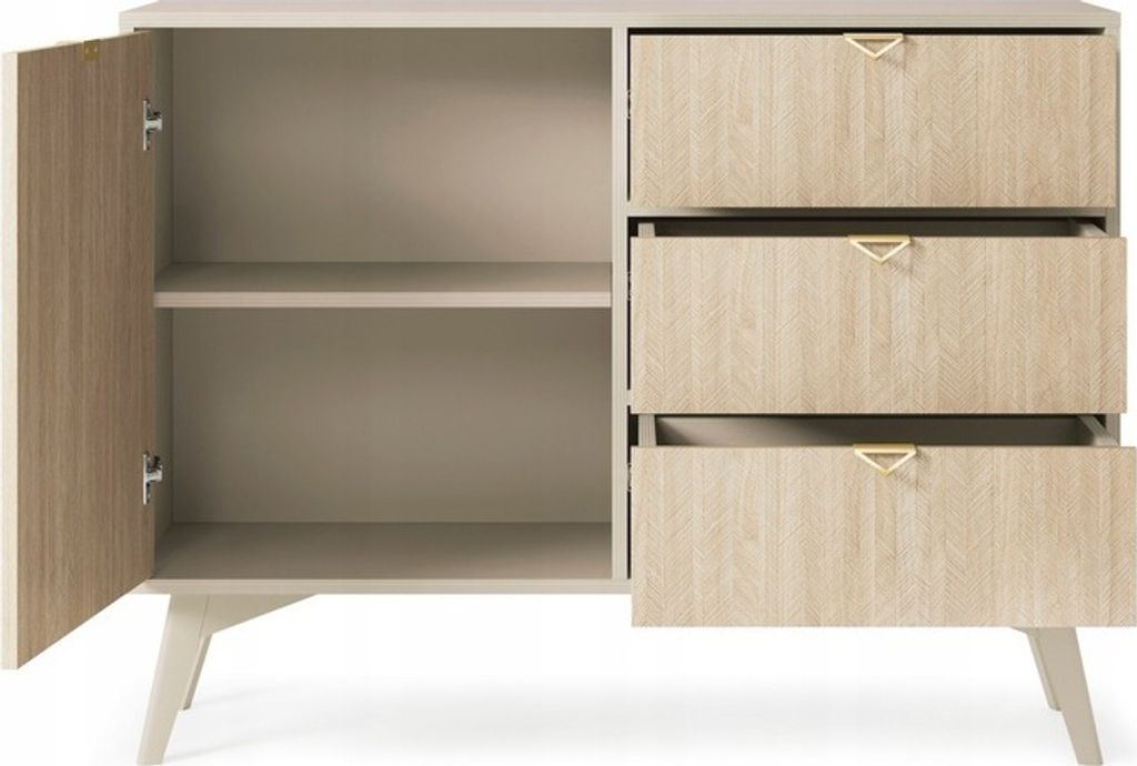Sideboard WOOD - Kommode mit 3 Schubladen - | Kaufland.de