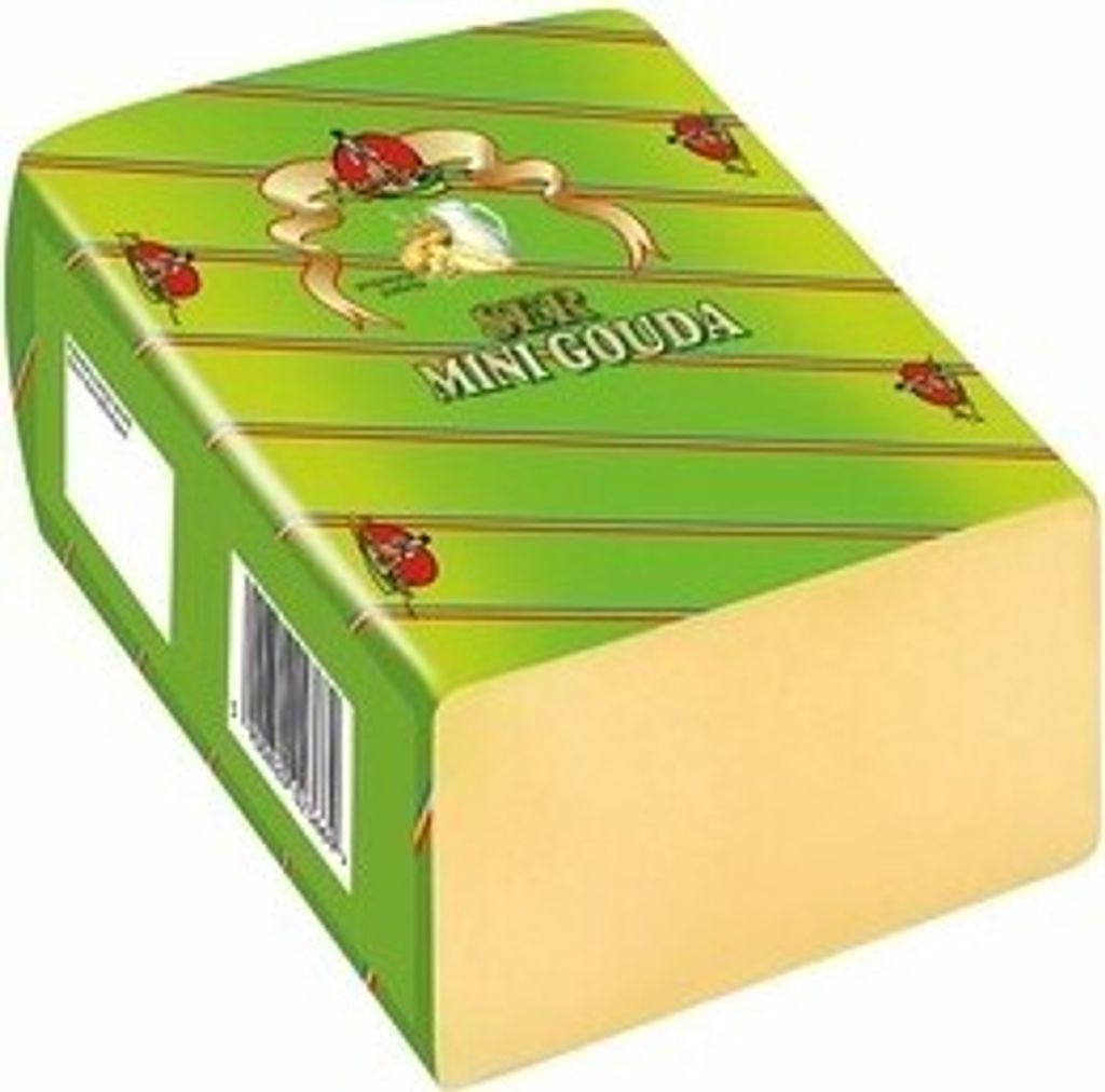 Mini Gouda Block Festes Gewicht 1Kg Sm Mlekpol Weichkäse