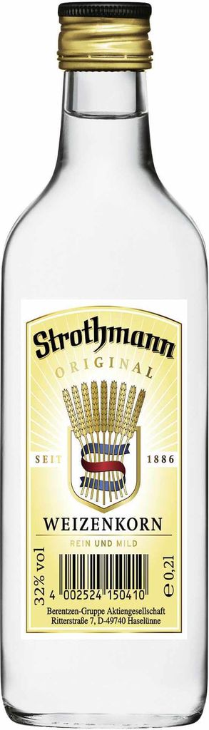 Strothmann Weizenkorn 32% 200ml Korn | Kaufland.de