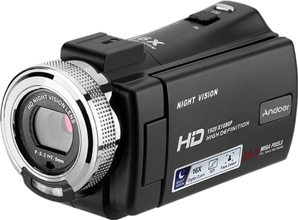 Przenośna kamera wideo Andoer V12 1080P Full | Kaufland.pl