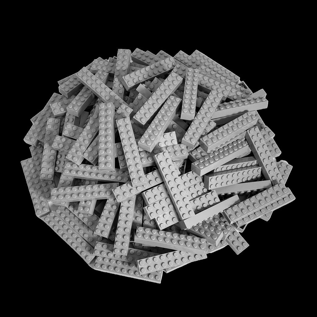 LEGO® 2x10 Steine Hochsteine Hellgrau - 3006 | Kaufland.de