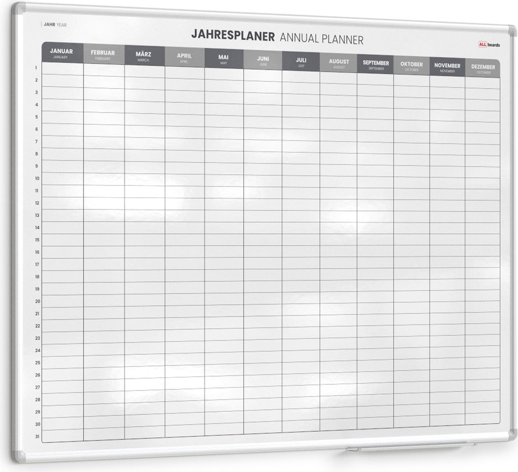 ALLboards Magnetischer Jahresplaner 120x90cm | Kaufland.de