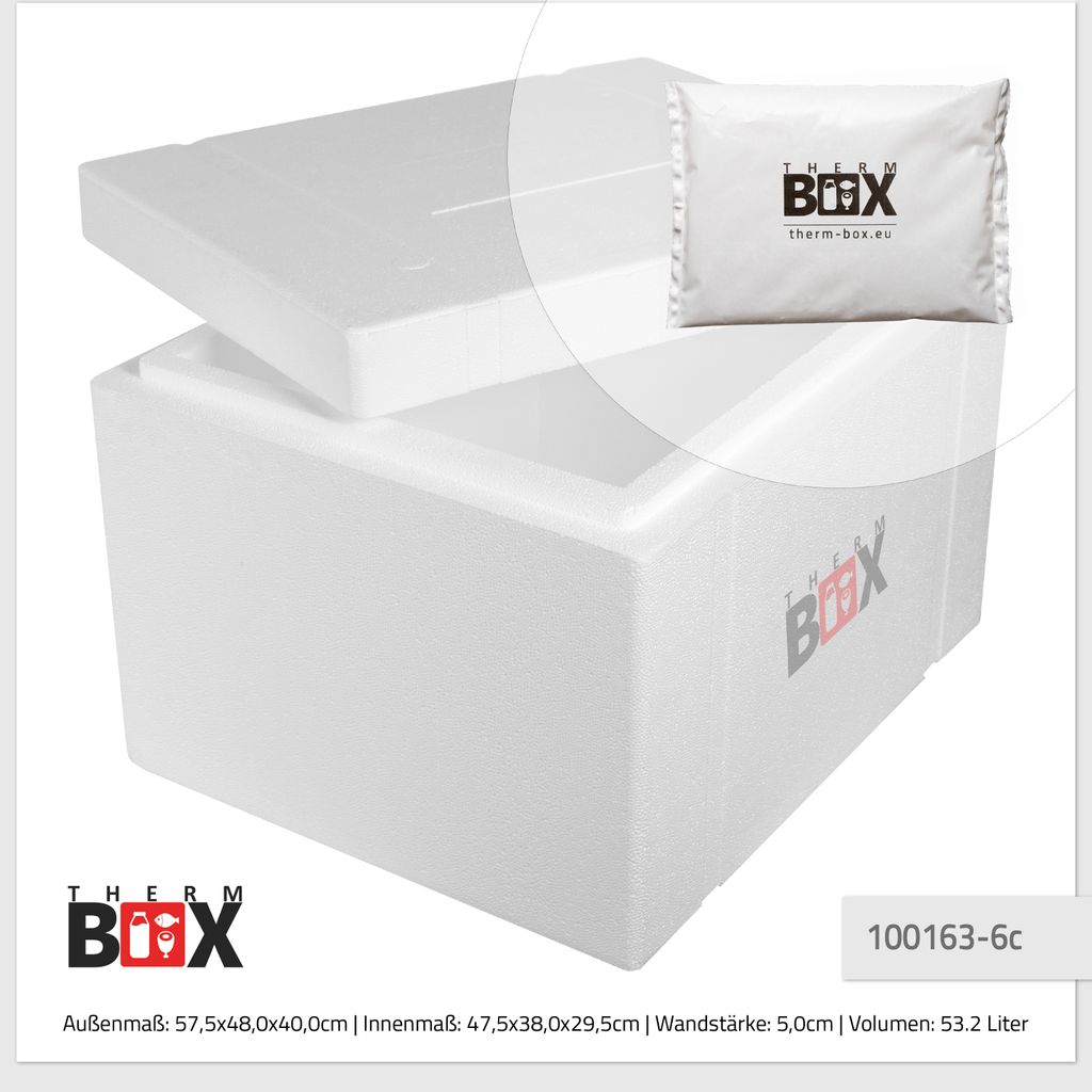 THERM BOX Styroporbox 53W mit 6x Kühlakku für | Kaufland.de
