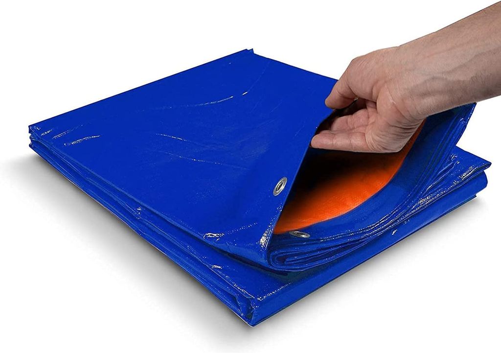 Abdeckplane 80 g/m² 2 x 3 m blau/orange | Kaufland.de