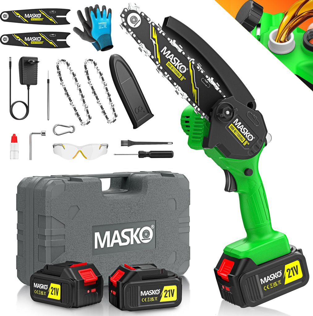 MASKO® Mini-Kettensäge mit Akku 8000mAh | | Kaufland.de