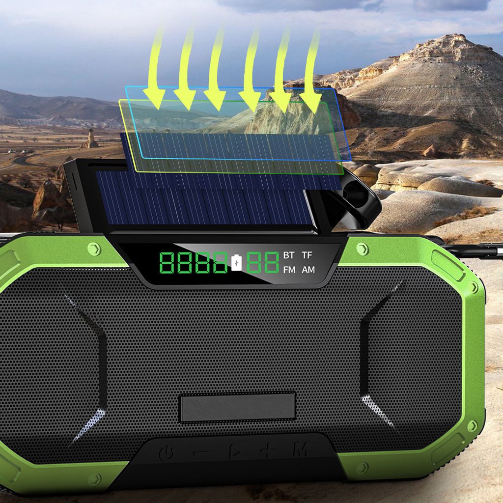 Kurbelradio mit Handyladefunktion Solar, 5000 | Kaufland.de