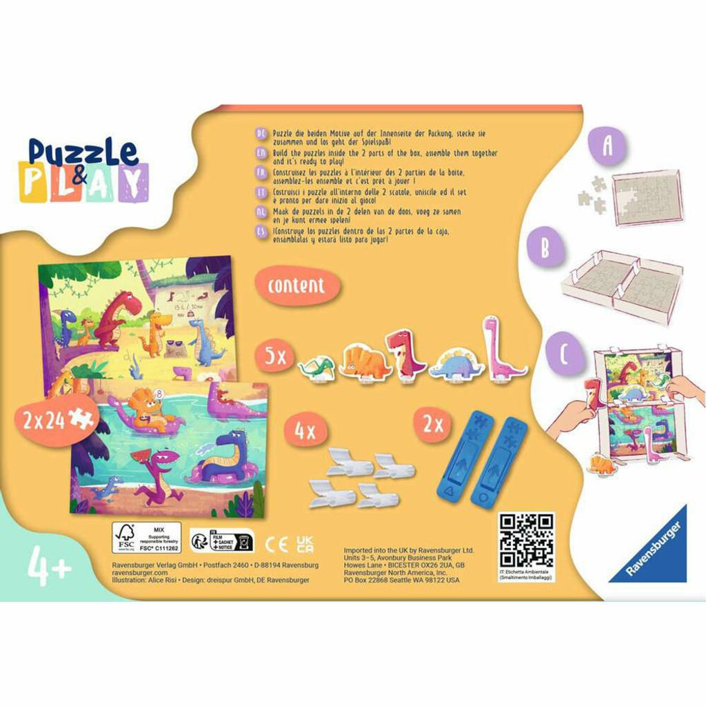 Ravensburger detské puzzle Dinosaury v lete, | Kaufland.sk