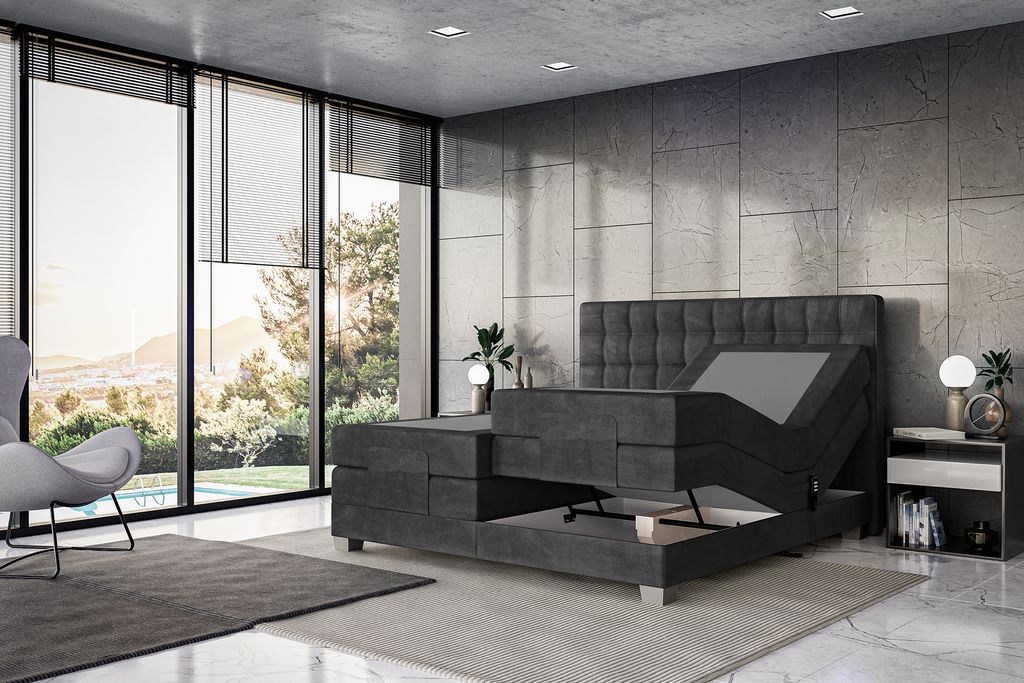 MEBLINI Boxspringbett Elektrisch Verstellbar | Kaufland.de