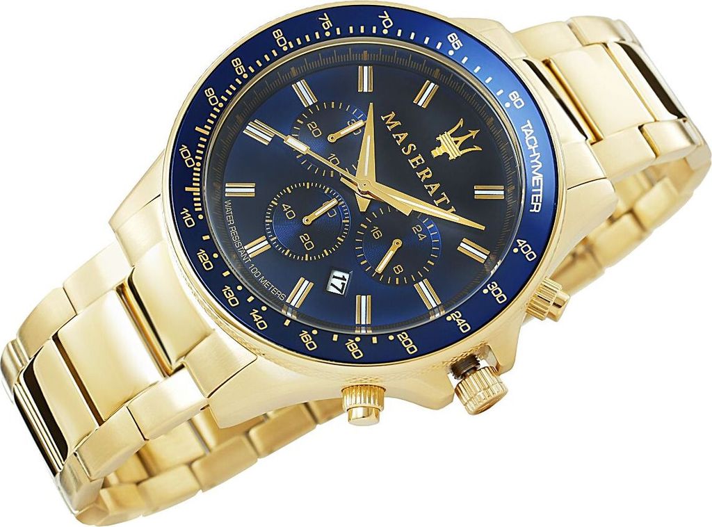 Maserati Sfida 44 Mm R8873640008 Uhr Golden | Kaufland.de
