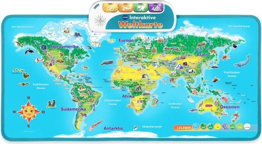 Interaktívna mapa sveta Vtech Edukačné hračky | Kaufland.sk