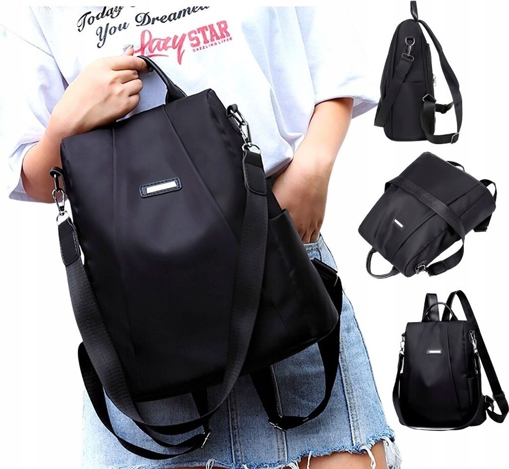 Damen-Rucksack Schwarz Wasserdicht 2in1 | Kaufland.de