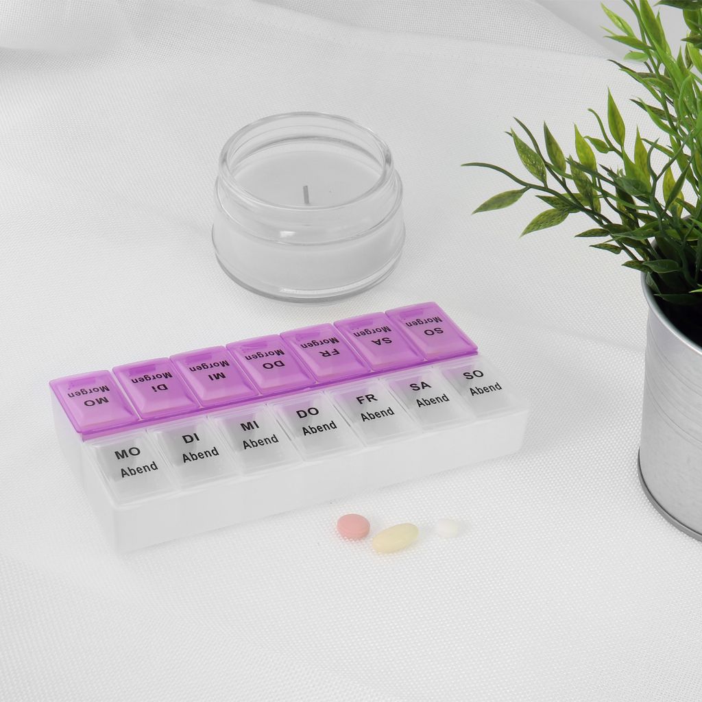 WELLGRO Tablettenbox für 7 Tage, je 2 Fächer | Kaufland.de