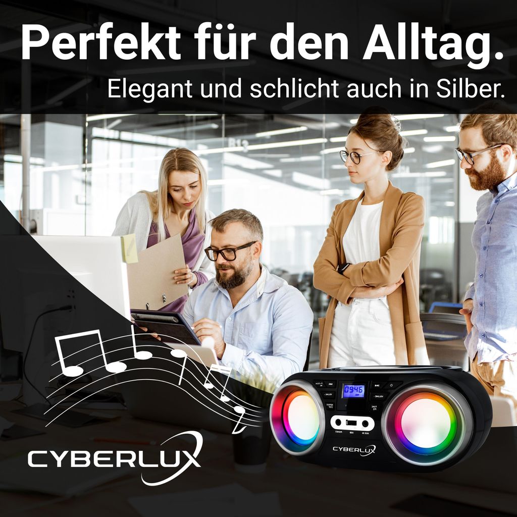CD prehrávač Cyberlux | CD rádio | Prenosné | Kaufland.sk