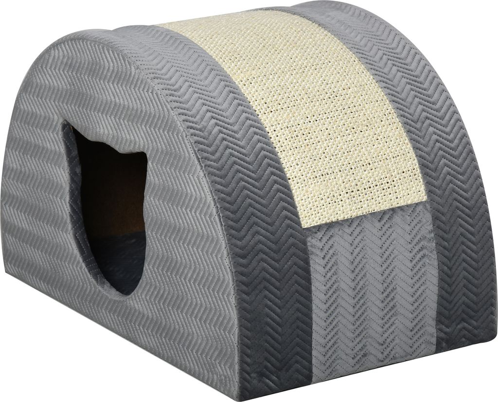 PawHut Cat Den with Scratching Board Cat Bed | Kaufland.cz