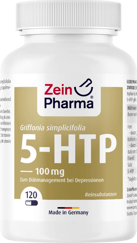 Griffonia 5-HTP Caps 100 mg, 120 St KAP Suplementy diety