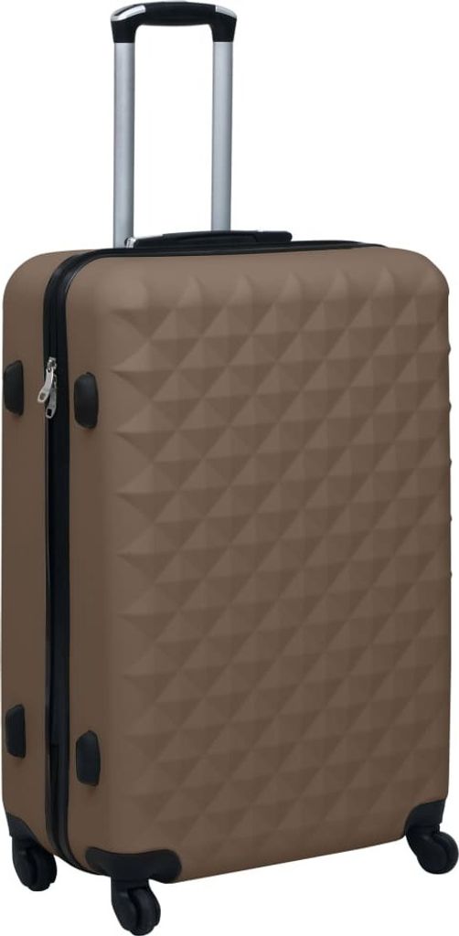 vidaXL Hard Shell Trolley Set 2 ks Hnedý ABS | Kaufland.sk