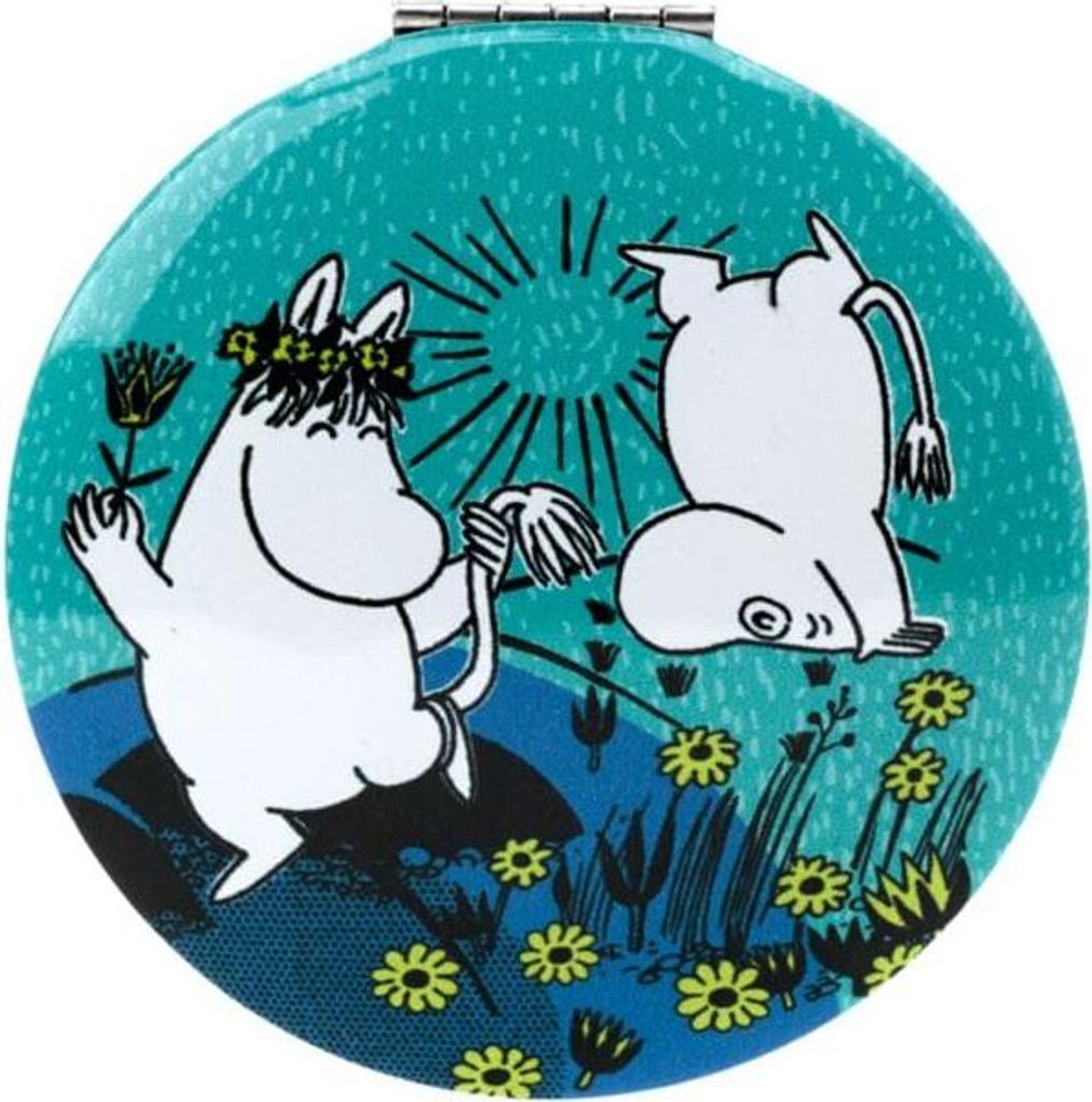 Moomin © Moomin Characters – Taschenspiegel, rund: Blau
