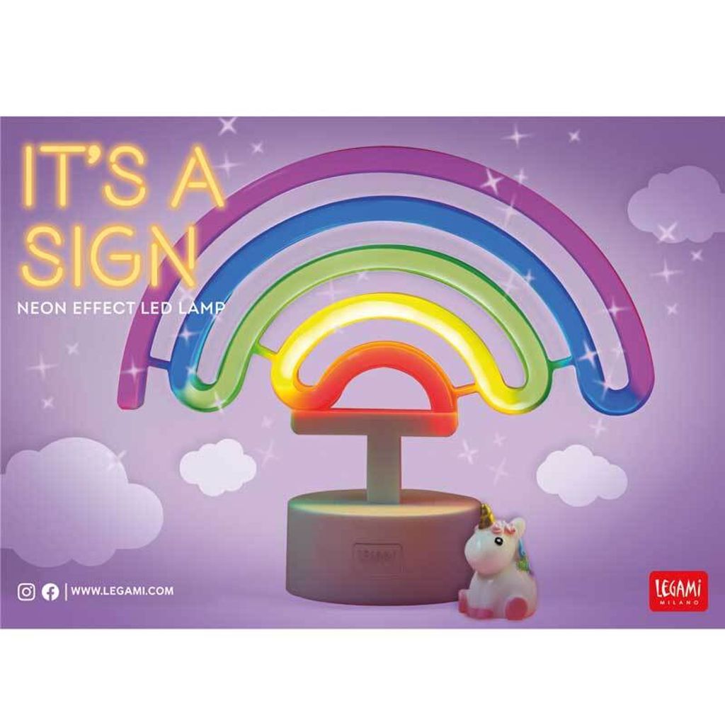 Legami NEON EFFECT LED LAMP RAINBOW RAINBOW | Kaufland.de