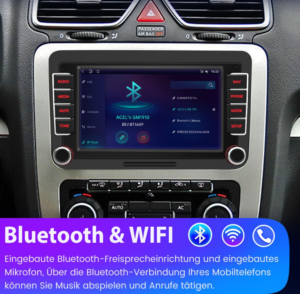 7 Zoll WIFI GPS NAVI BT SWC Android12 | Kaufland.de