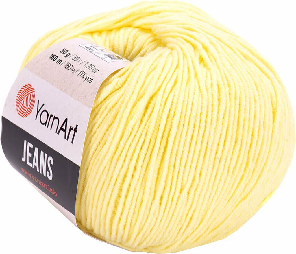 Yarn Art Jeans 67 Yellow Pletací příze Vlna | Kaufland.cz