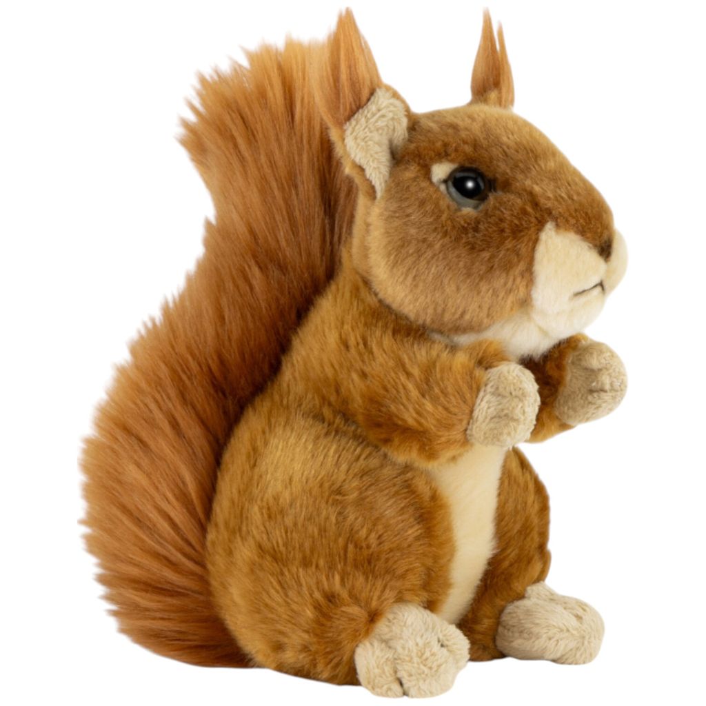 Carl Dick veverka z plyše, cca 19cm délka zad diagonálně s